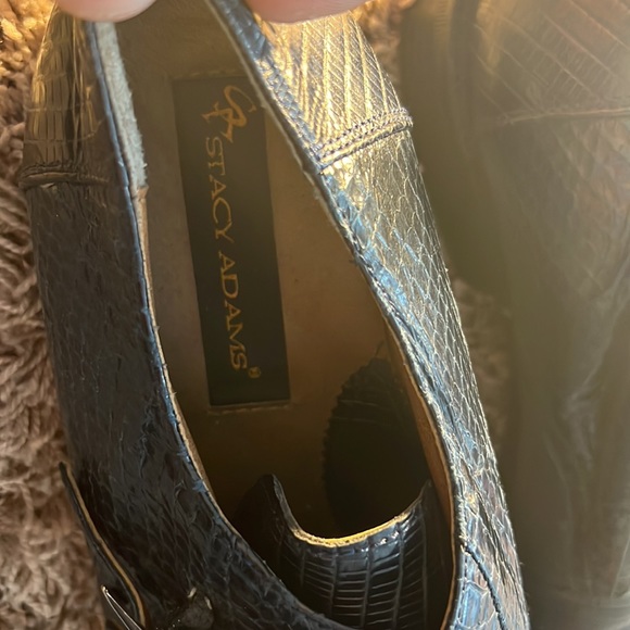 Stacy Adams | Shoes | Stacy Adams Dress Shoe Size 5 Navy Blue | Poshmark